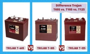 Trojan T605 vs T105 vs T125: What's The Difference? - Camper Upgrade