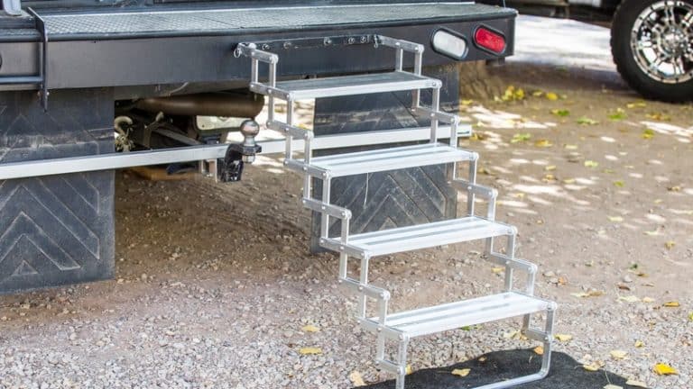 Step-By-Step Guide On Homemade RV Step Stabilizer - Camper Upgrade